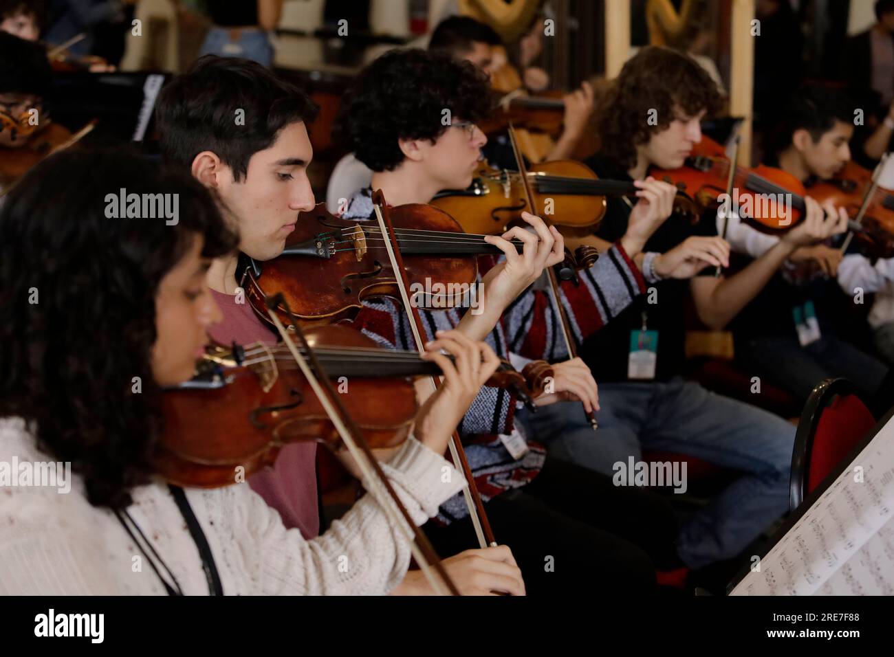 Ensayo General De Instrumentistas De La Orquesta Sinfónica Infantil De