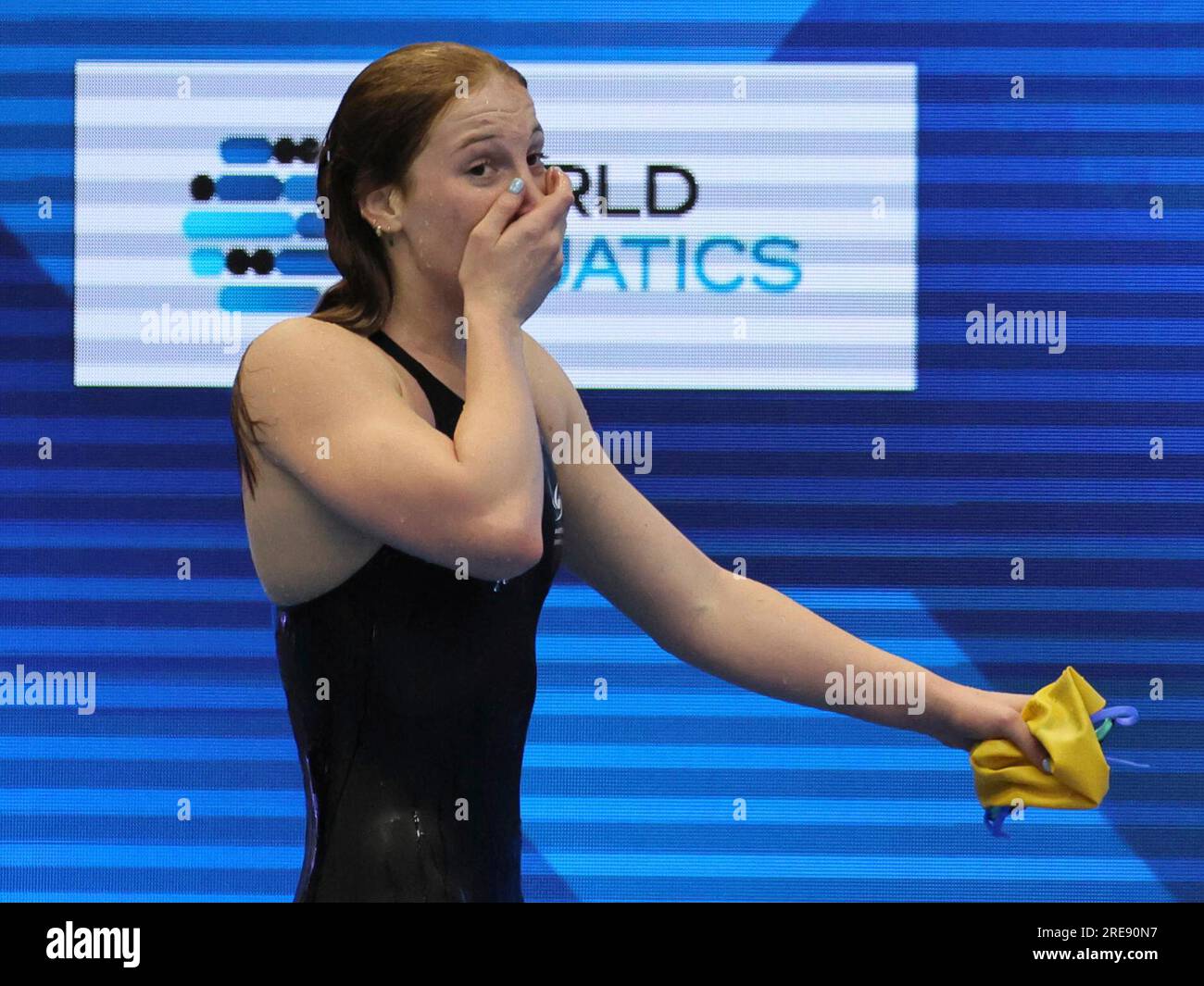Mollie Ocallaghan Of Australia Becomes Emotional After Winning The