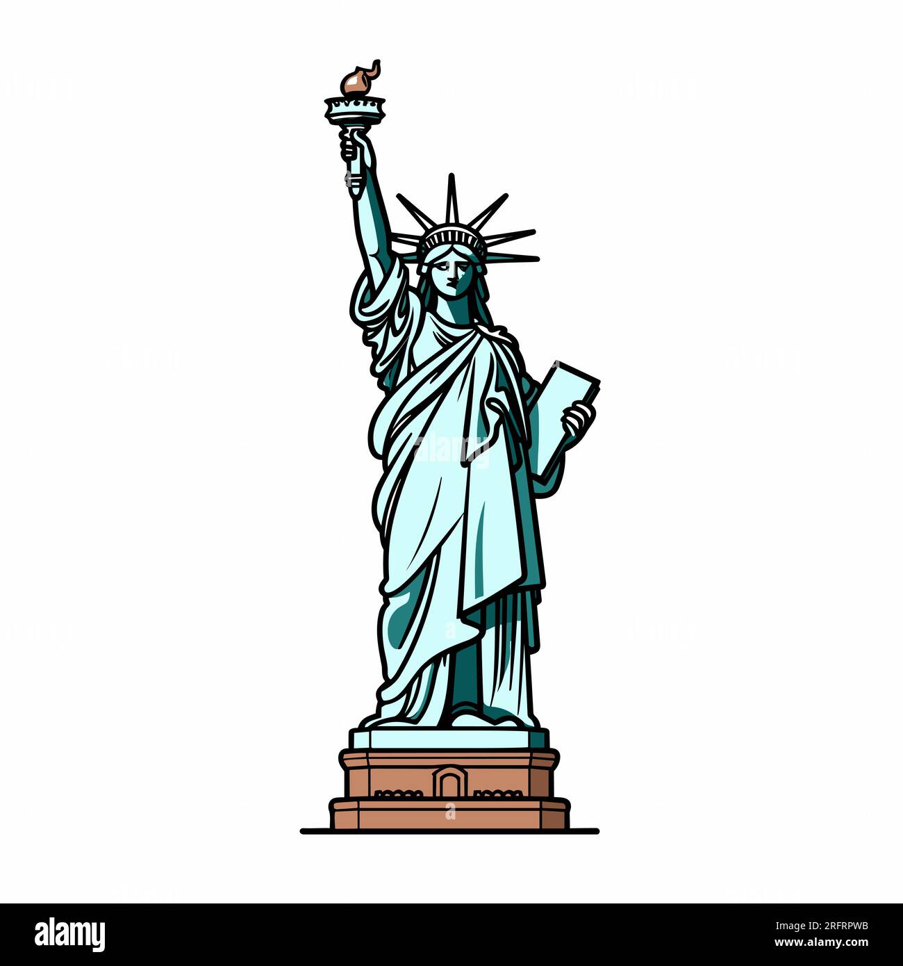 Como Dibujar La Estatua De La Libertad Imagenes De La - vrogue.co