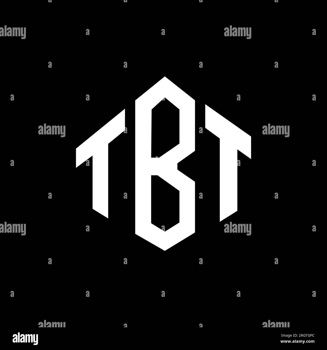 Diseño de logotipo de letra TBT con forma de polígono. Diseño del ... Diseño de logotipo de letra TBT con forma de polígono. Diseño del ...