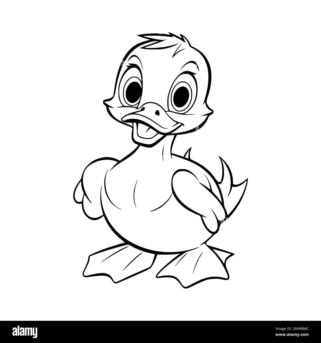 Dibujo Del Pato Donald Bebe