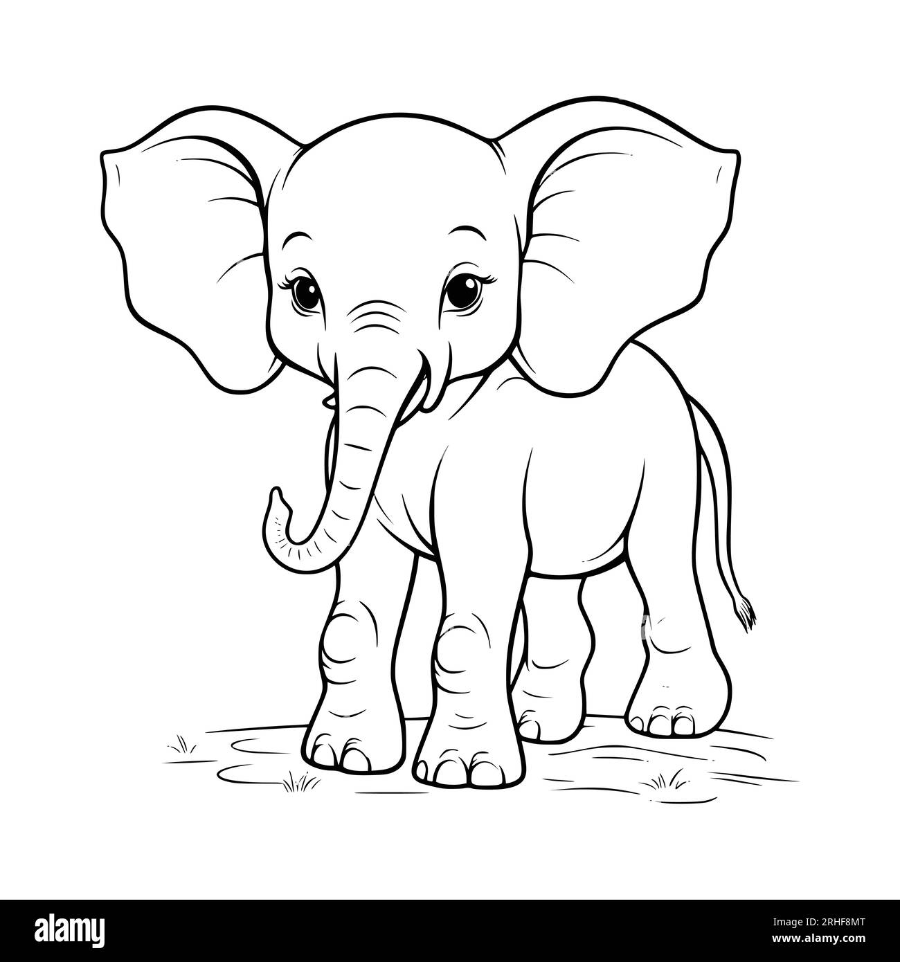 Dibujos De Elefantes Para Colorear Para Niños
