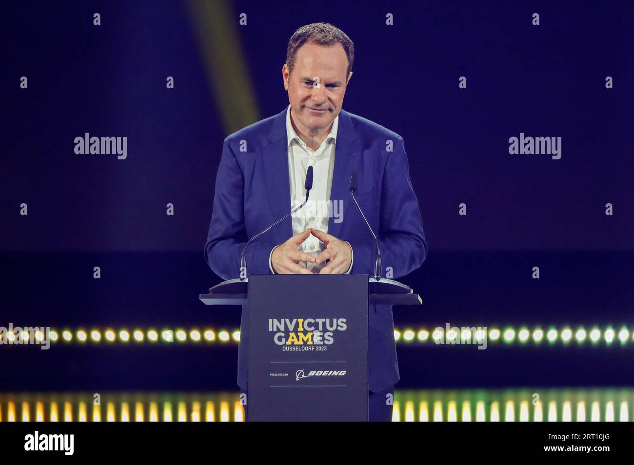 Stephan Keller bei der Eröffnung der Invictus Games Düsseldorf 2023 in ... Stephan Keller bei der Eröffnung der Invictus Games Düsseldorf 2023 in ...