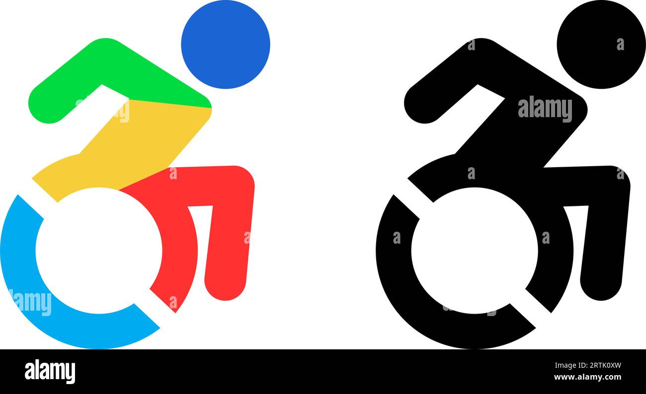 Icono Para Discapacitados En Silla De Ruedas Símbolo Del Día Mundial