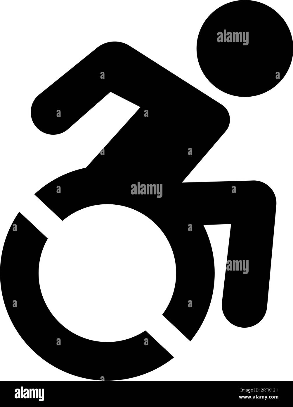 Icono Para Discapacitados En Silla De Ruedas Símbolo Del Día Mundial