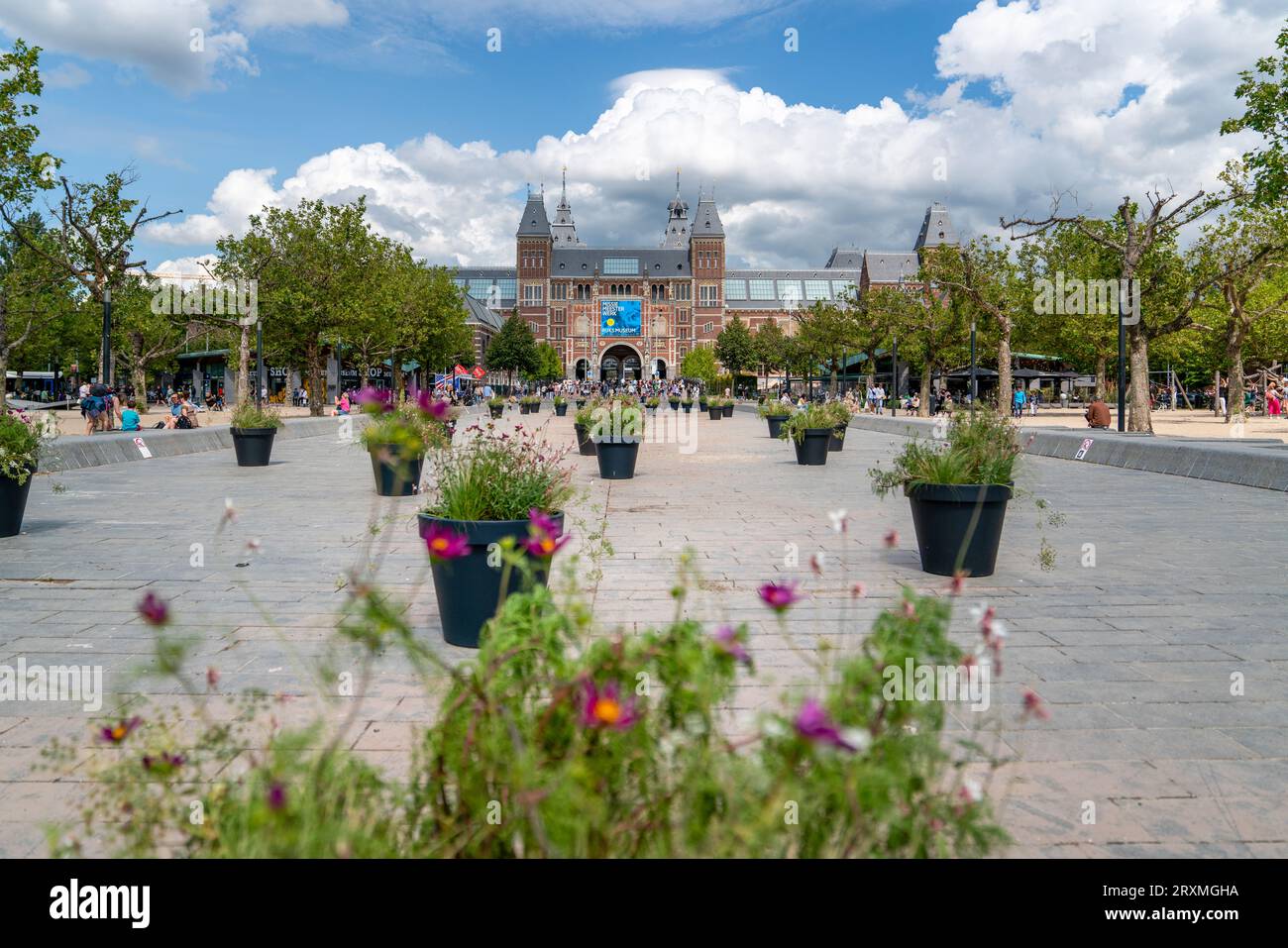 Ámsterdam Países Bajos 20 De Julio De 2023 El Rijksmuseum Es El