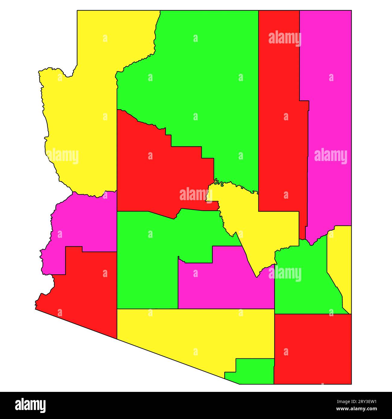 Mapa De Arizona En Formato Pdf