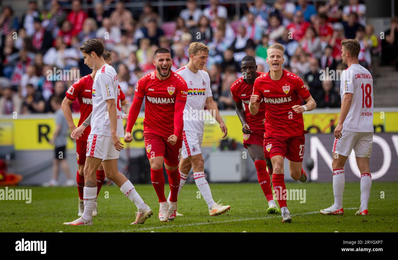 Colonia, Alemania. 30 de septiembre de 2023. Torjubel: Deniz Undav (VfB ... Colonia, Alemania. 30 de septiembre de 2023. Torjubel: Deniz Undav (VfB ...