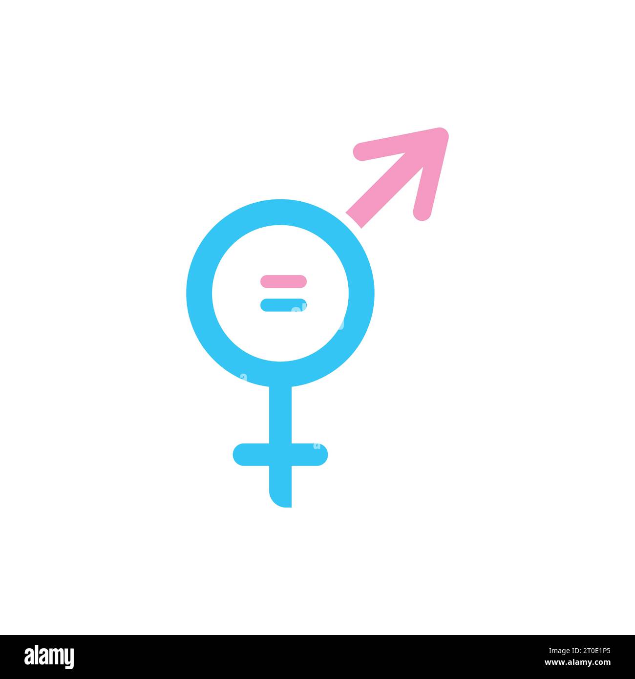 Icono de símbolo de igualdad de género diseño de ilustración vectorial ... Icono de símbolo de igualdad de género diseño de ilustración vectorial ...
