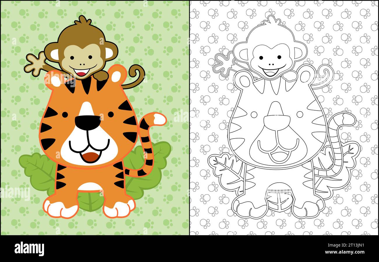 Dibujos De Animales De La Selva Tropical Para Colorear
