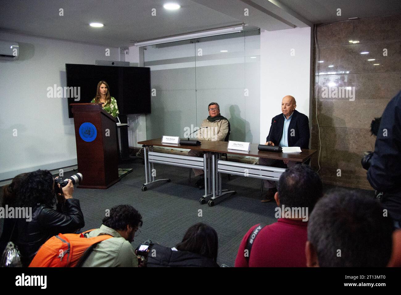 Bogotá Colombia 10º De Octubre De 2023 El Negociador Jefe Del Grupo