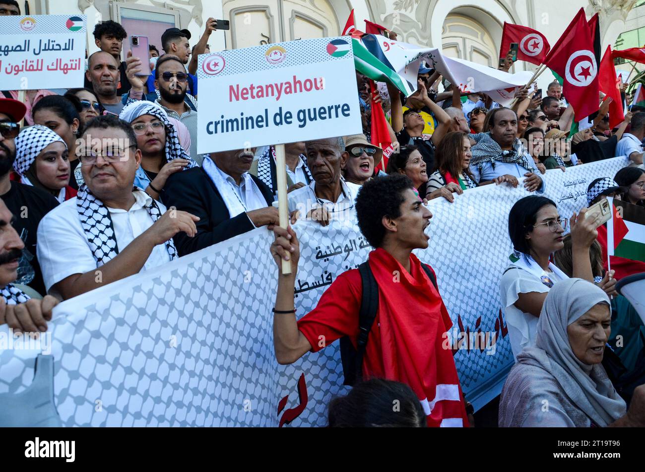 12 De Octubre De 2023 Túnez Túnez 12 De Octubre De 2023 Miles De