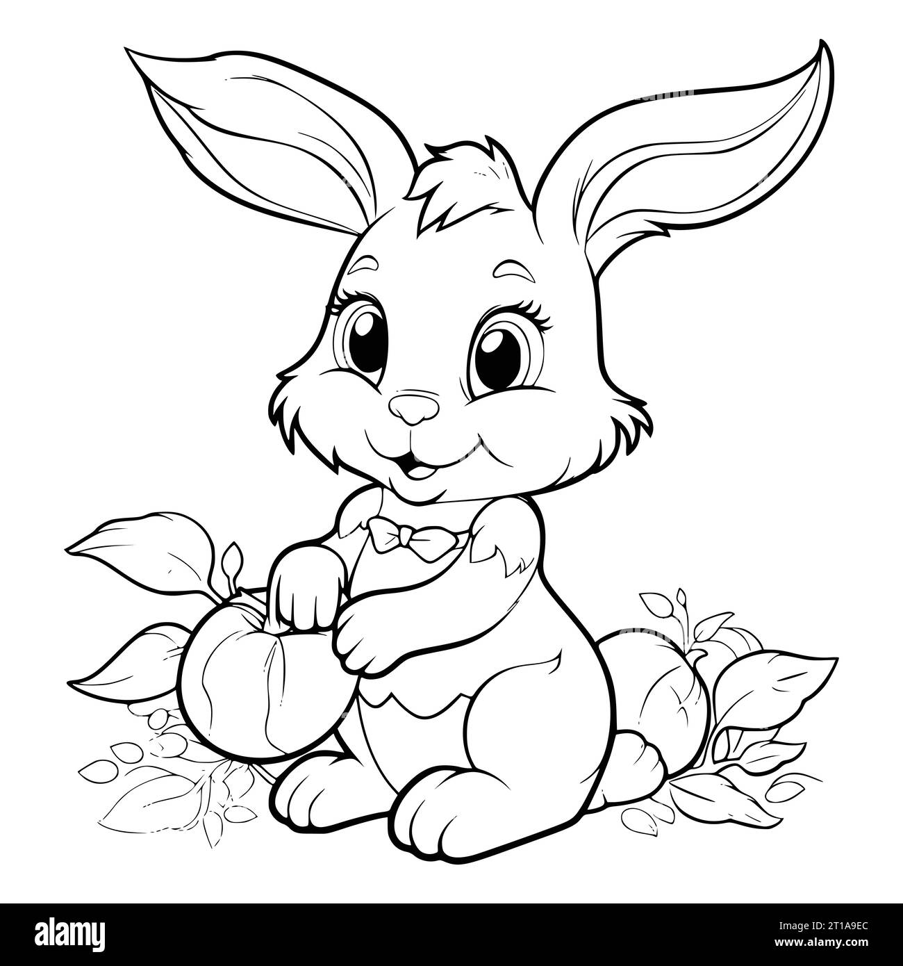 Conejito Con Flor Para Colorear Imprimir E Dibujar Di - vrogue.co