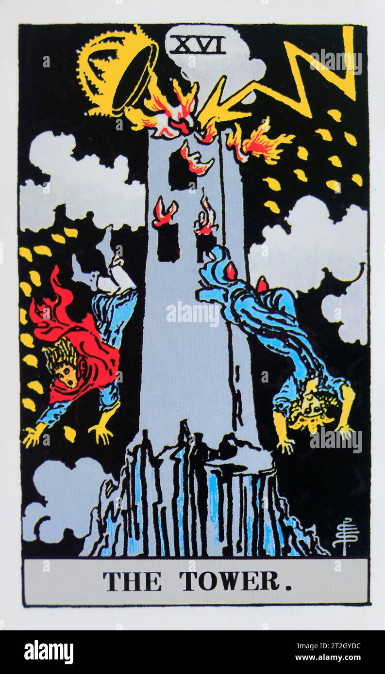 Cartas Del Tarot La Torre