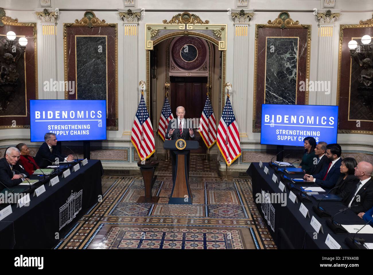Washington Estados Unidos 27 De Noviembre De 2023 El Presidente