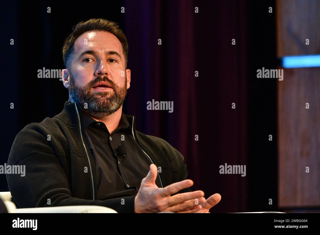 Las Vegas, Nevada, Estados Unidos. 10 de enero de 2024. Ryan Kalil ...