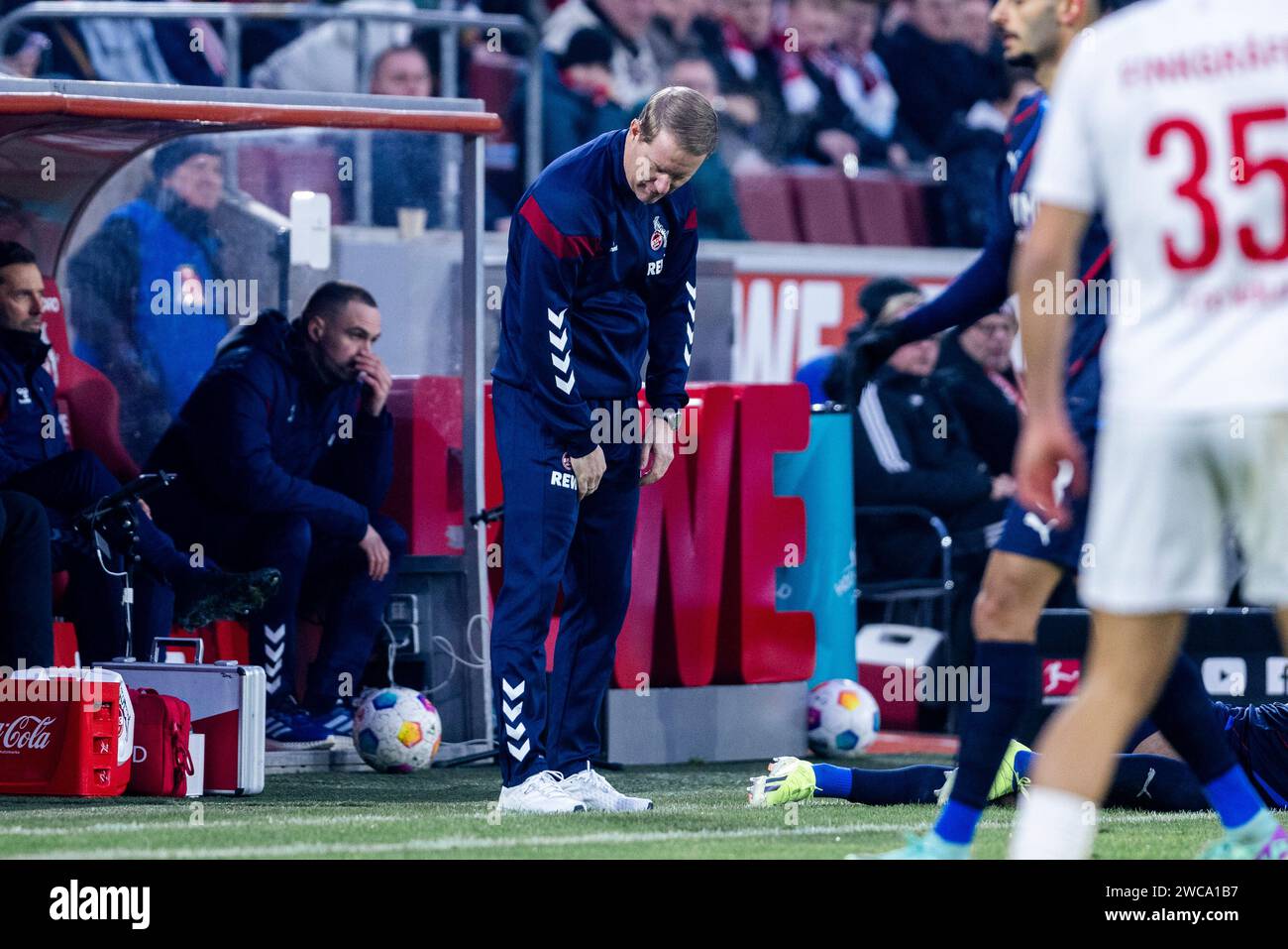 Köln, RheinEnergieStadion, 13.01.24: Neuer FC Trainer Timo Schultz ... Köln, RheinEnergieStadion, 13.01.24: Neuer FC Trainer Timo Schultz ...