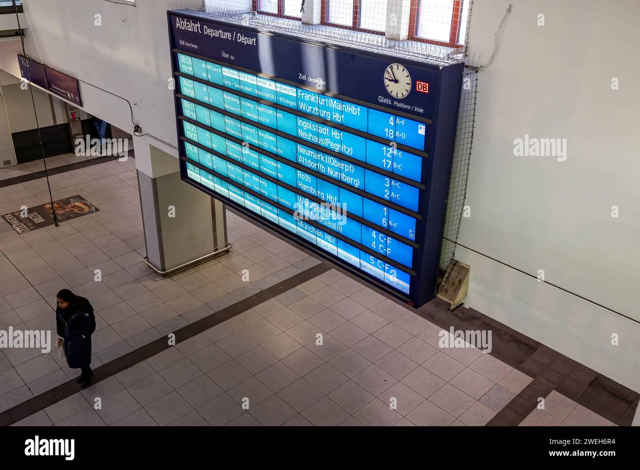 Streik Der Lokführergewerkschaft Gdl Situación En Hauptbahnhof