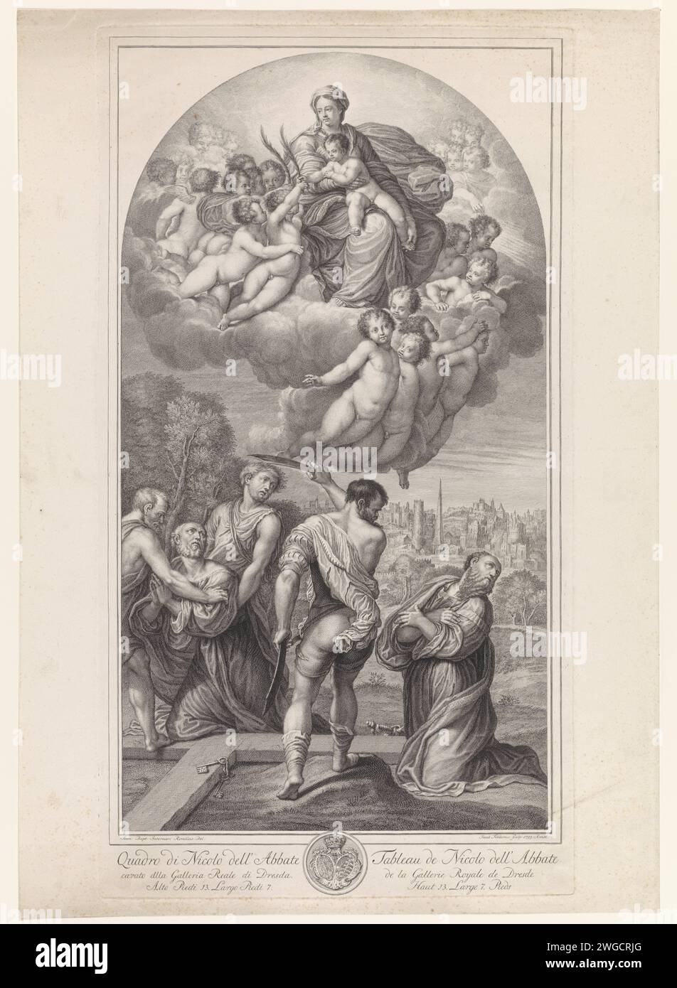 Martelaarschap van H. Paulus, Jacob Folkema, después de Giovanni ...