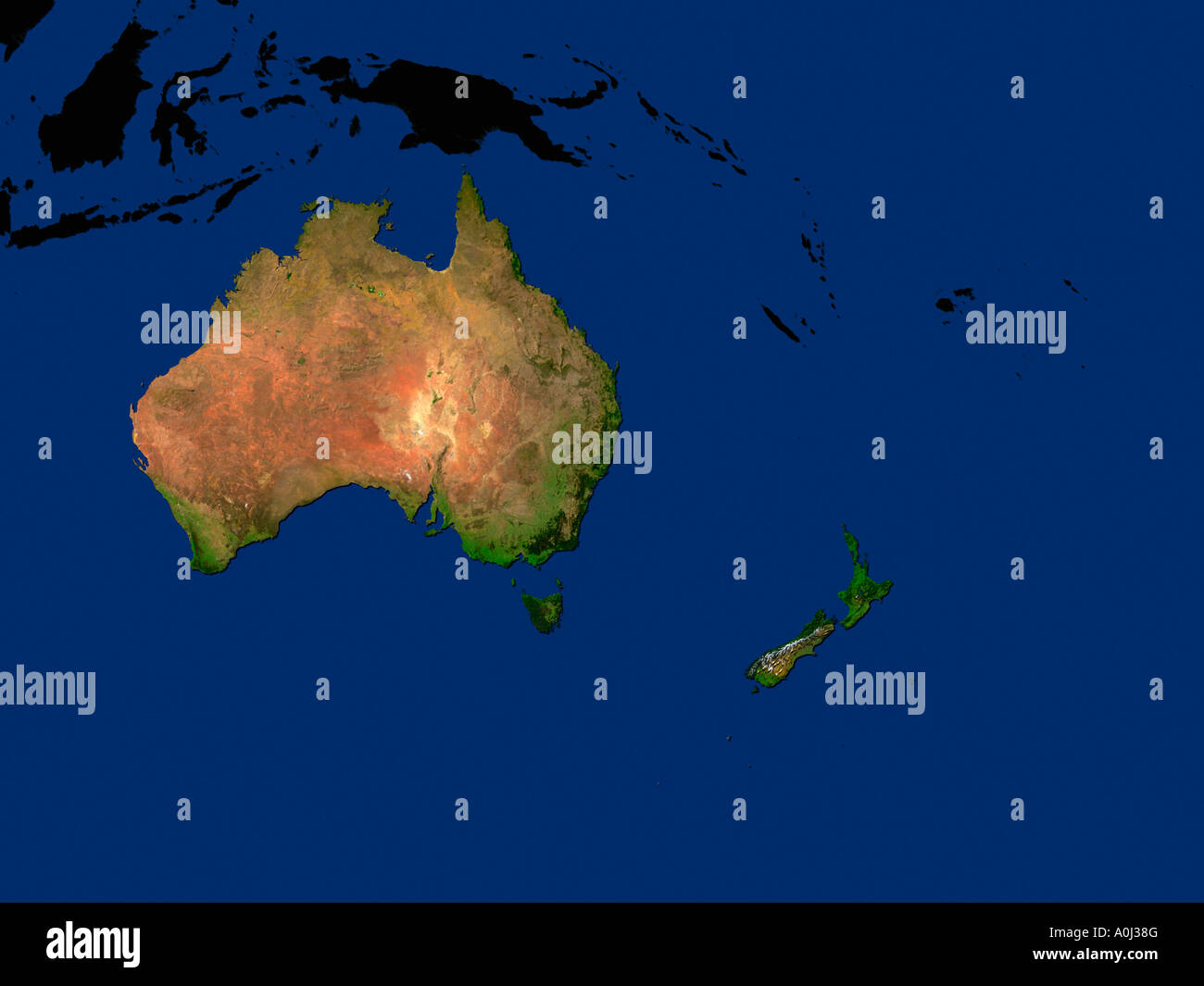 Mapa De Nueva Zelanda Australia Fotografías E Imágenes De Alta