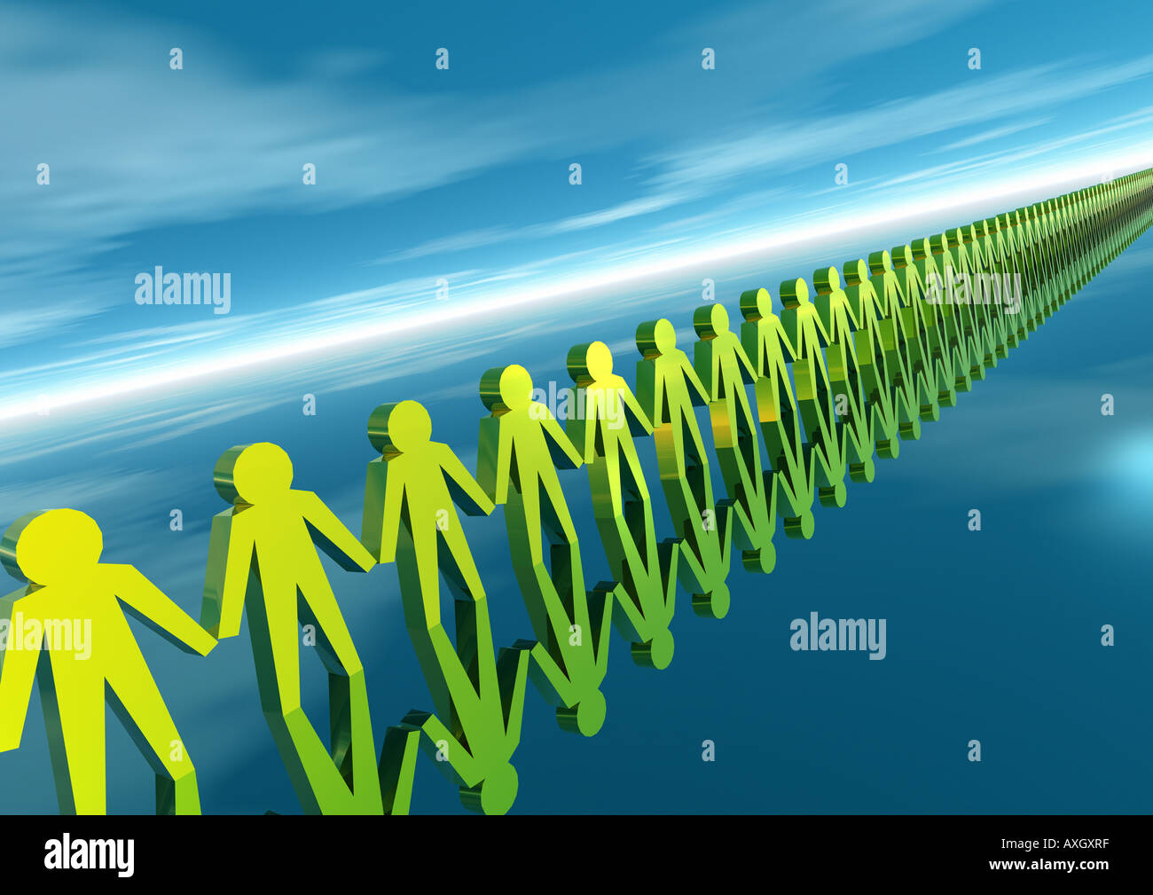 Human chain fotografías e imágenes de alta resolución - Alamy