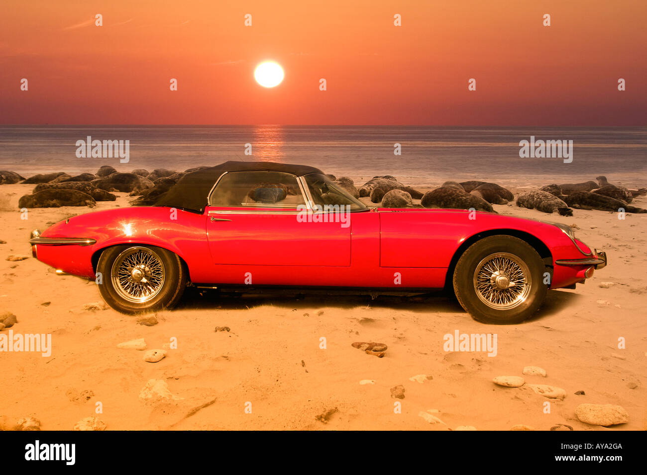 Jaguar E Type V12 Roadster Fotografías E Imágenes De Alta Resolución Alamy