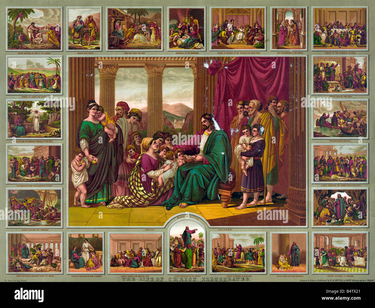 Las diferentes escenas de la vida de Jesucristo desde 1863 Fotografía ... Las diferentes escenas de la vida de Jesucristo desde 1863 Fotografía ...