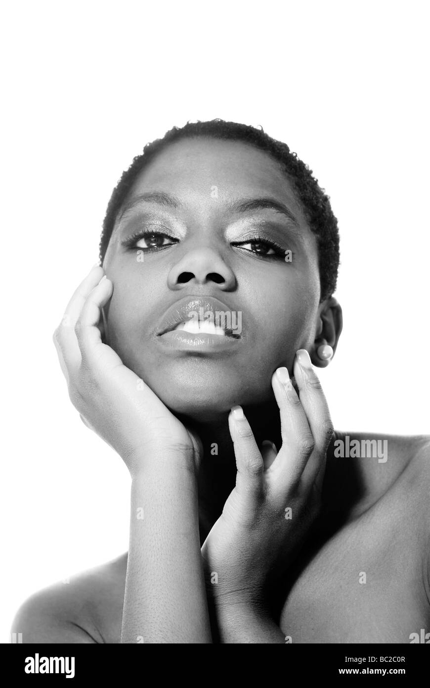Ojo Morado Mujer Imágenes De Stock En Blanco Y Negro Alamy