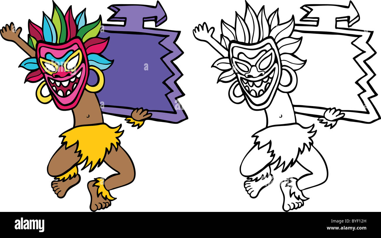 Curandero Clipart Blanco Y Negro