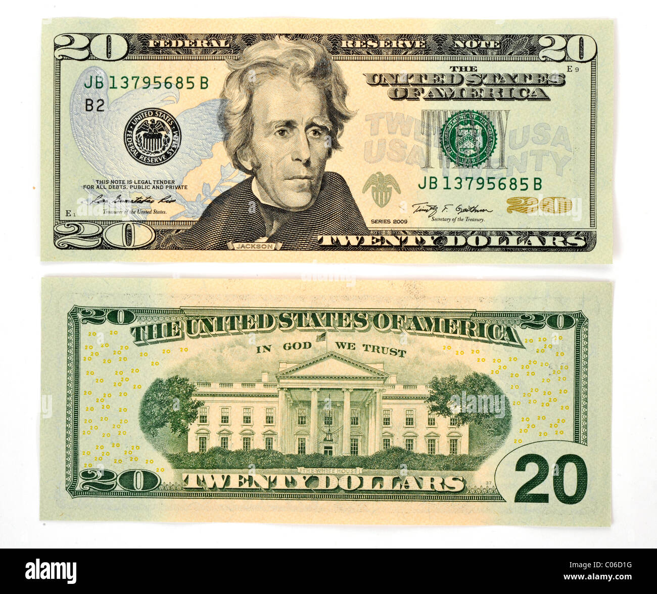 20 Billetes De D lar Estadounidense Delantera Y Trasera Fotograf a De 20 Billetes De D lar Estadounidense Delantera Y Trasera Fotograf a De