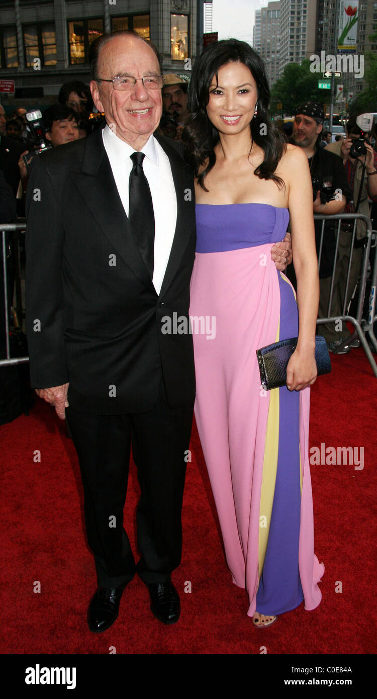 Rupert Murdoch Y Su Esposa Wendi Deng Time De Las 100 Personas Más