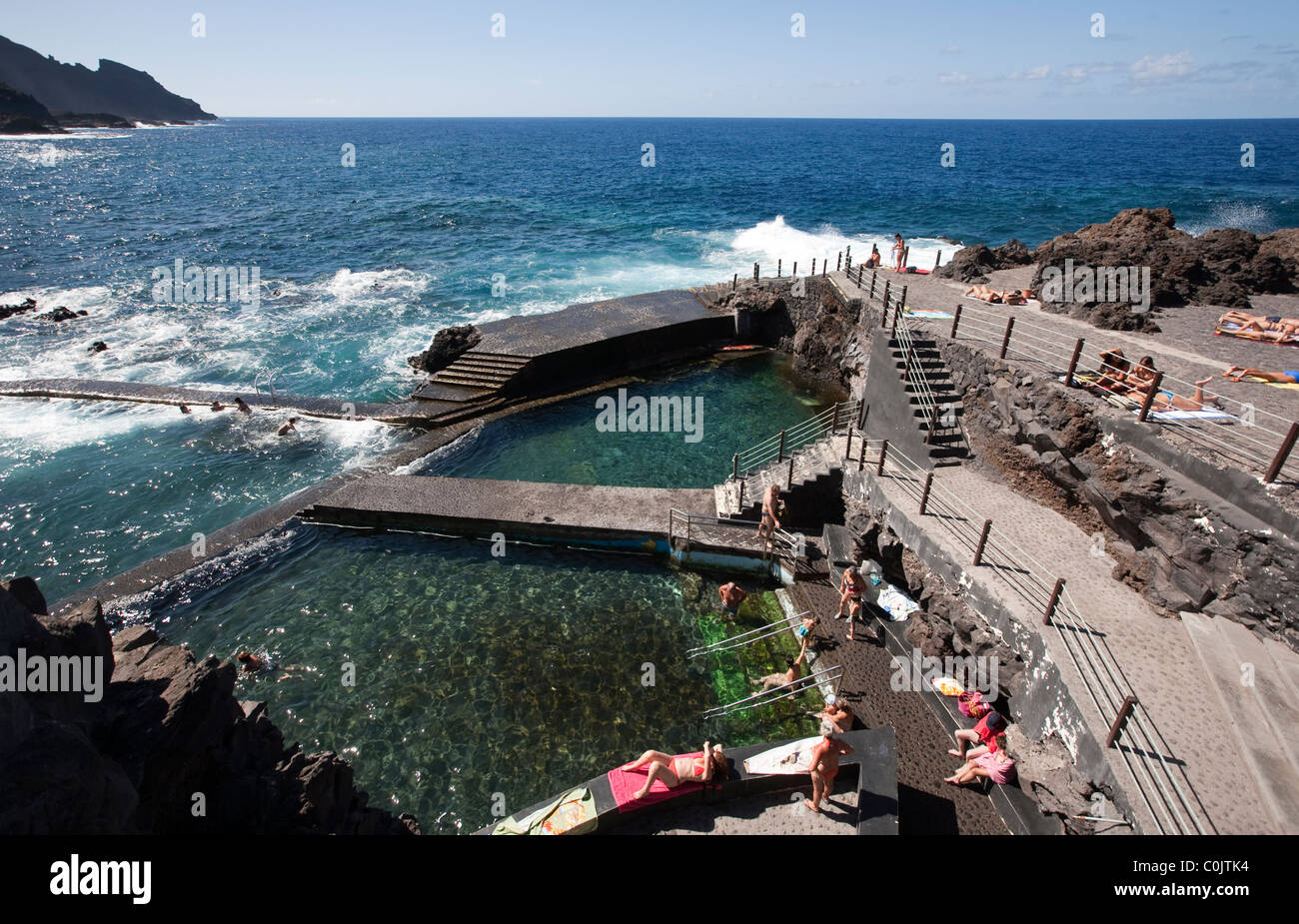 Piscinas De La Fajana Piscinas De Agua Salada Del Mar Construido De