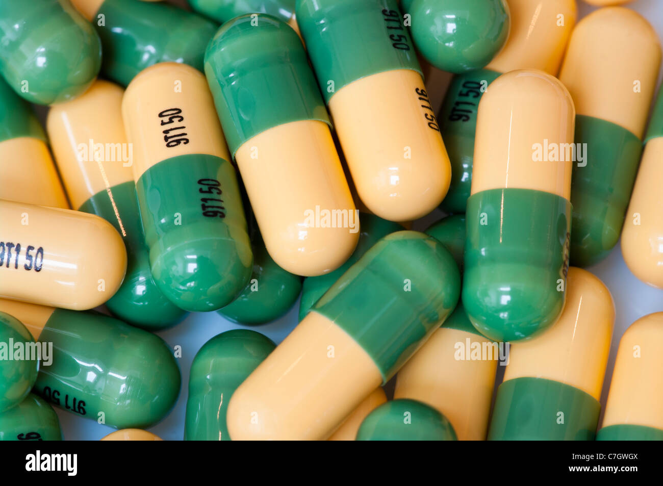 Tramadol Hydrochloride 50mg Cápsulas Analgésicos Fotografía De Stock