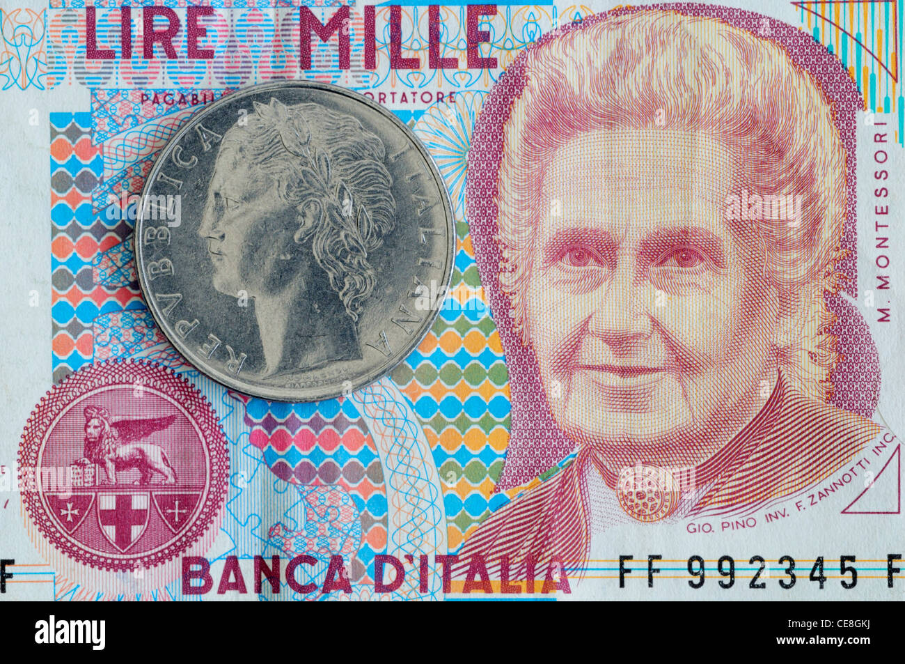 100 lire fotografías e imágenes de alta resolución - Alamy