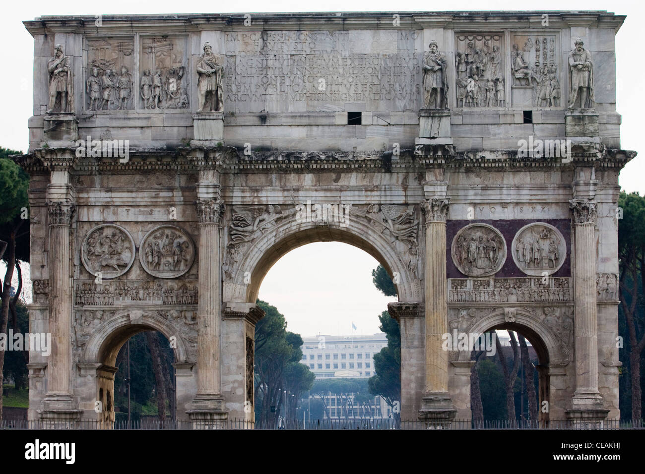Arco De Constantino En La Antigua Roma