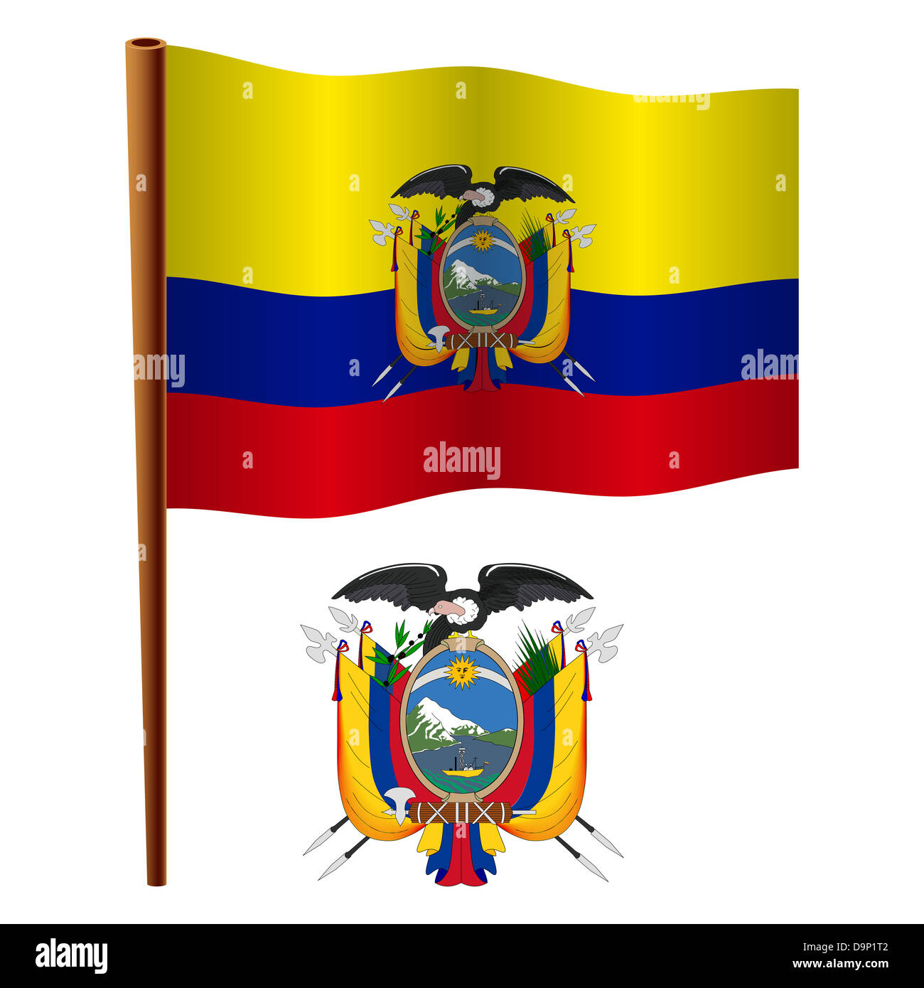 Bandera De Cuenca Ecuador Con Escudo at Randy Stambaugh blog