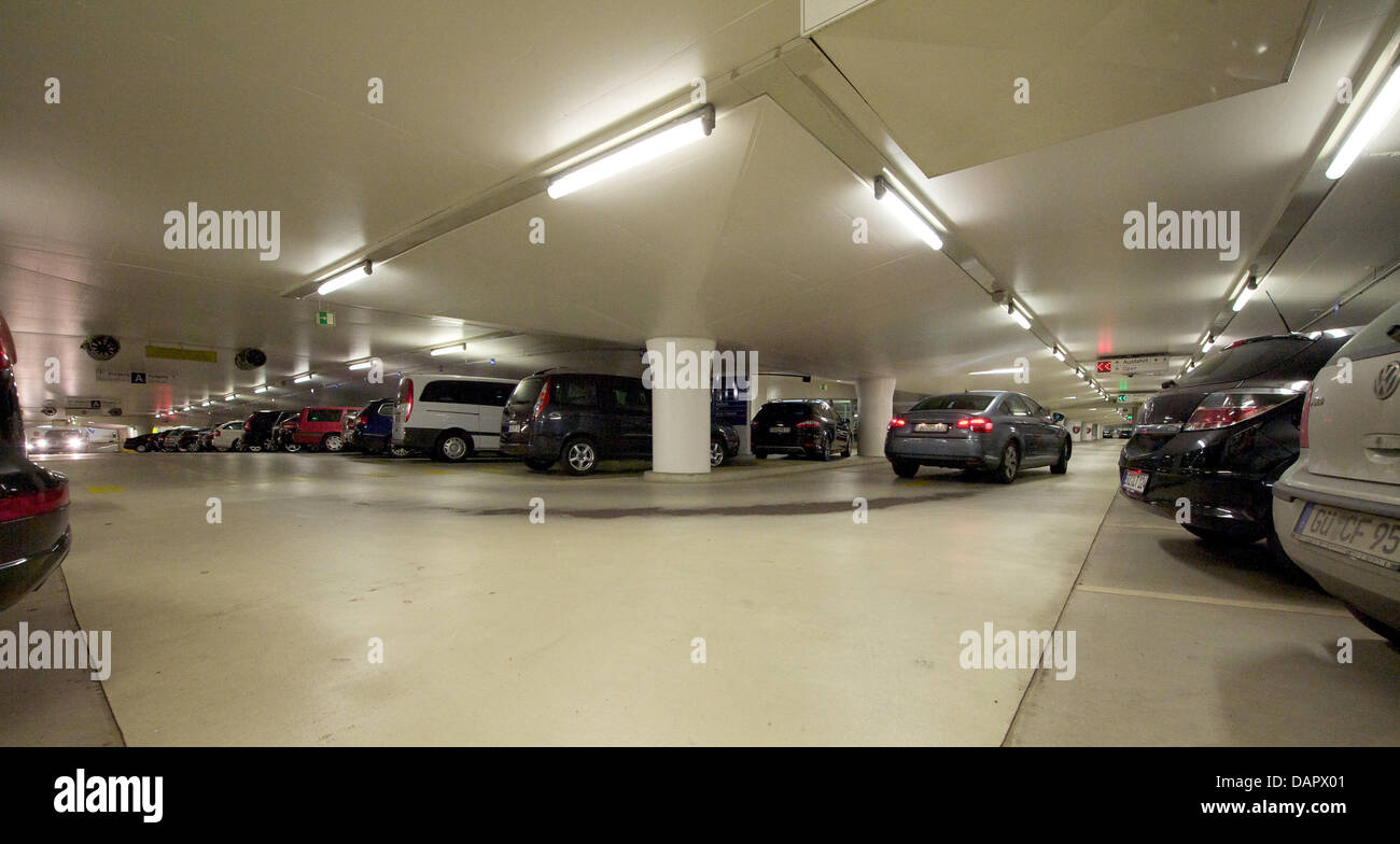 Sección De Detalle Del Estacionamiento Del Sótano