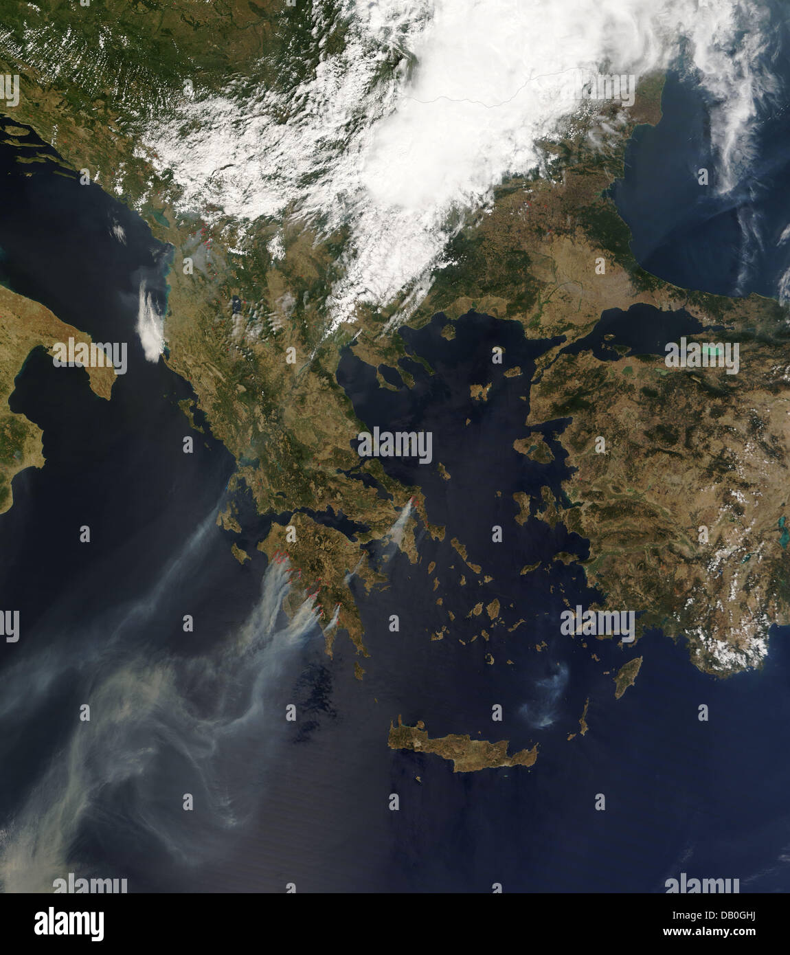 La Foto Tomada Por Nasa Satellite Aqua Muestra Los Devastadores
