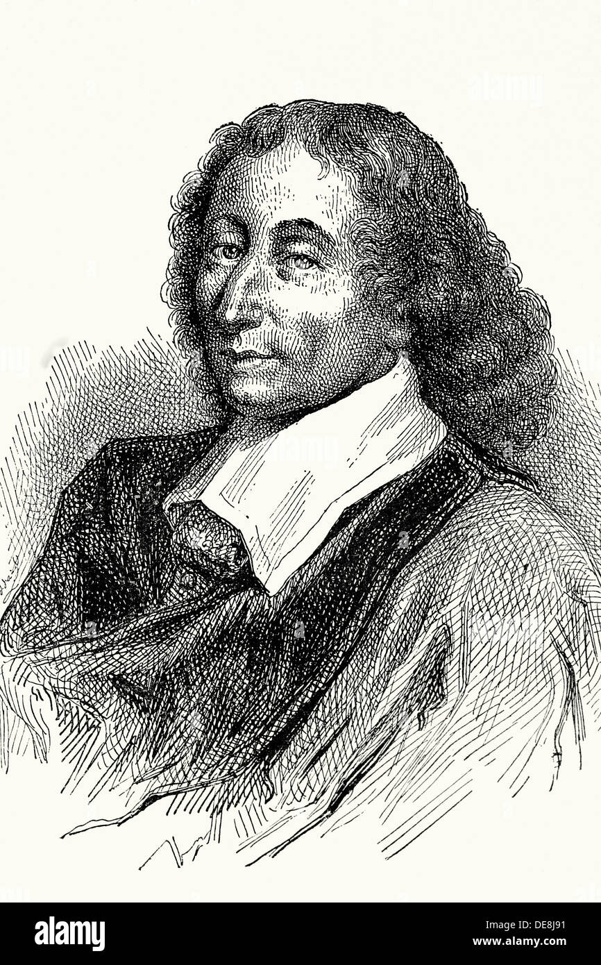 Blaise pascal 1623 1662 french mathematician fotografías e imágenes de ...