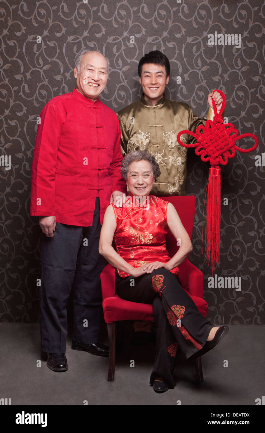 Retrato De Familia Tradicional China