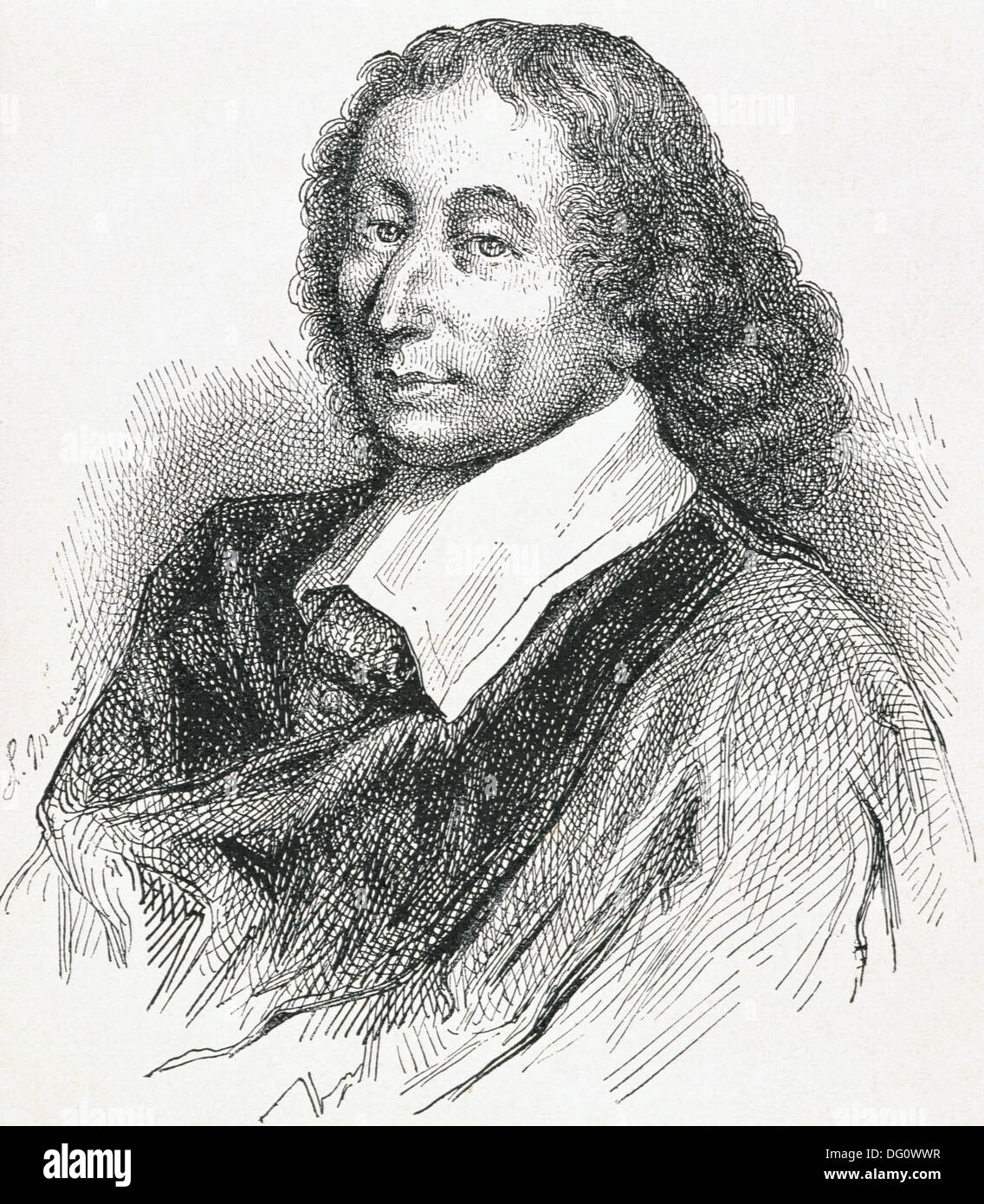 Blaise pascal 1623 1662 french mathematician fotografías e imágenes de ...