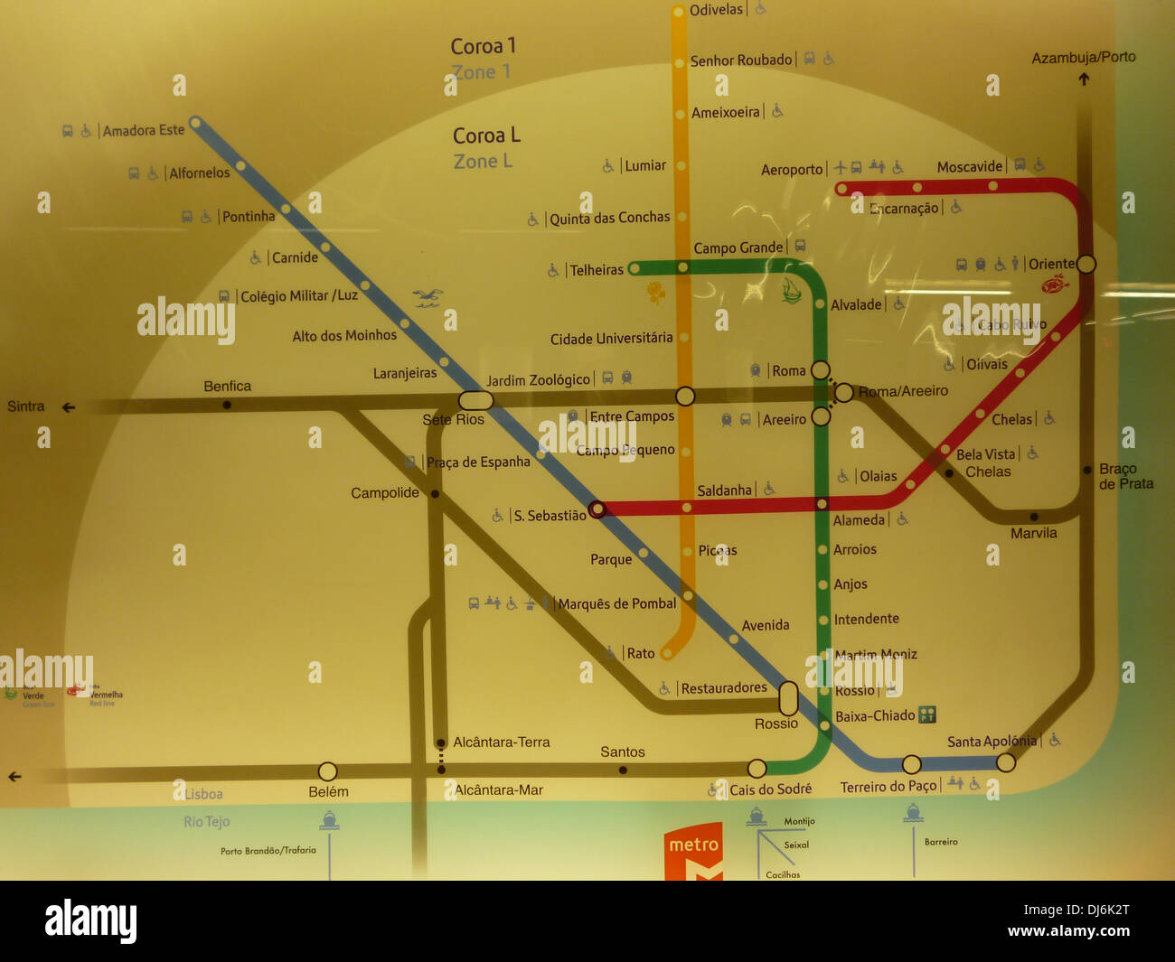 Mapa Do Metro De Lisboa _ Lisbon-metro-map – MVFG