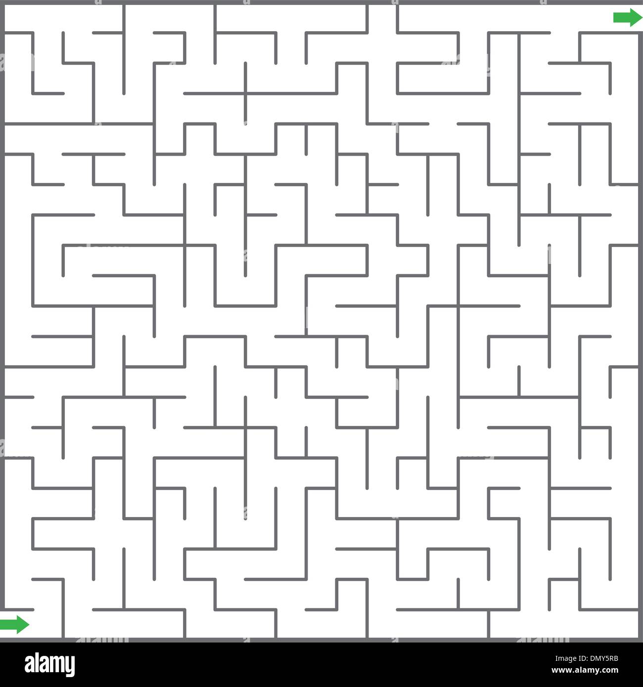 Laberinto carretera Imágenes vectoriales de stock - Alamy