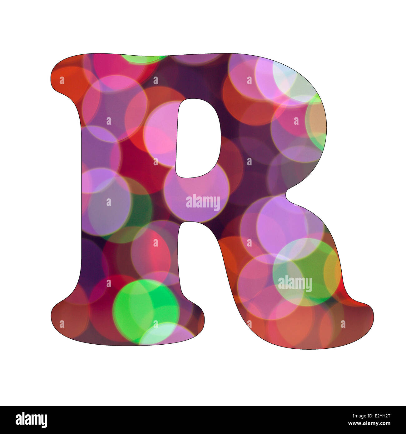 Letra r mayuscula para pintar fotografías e imágenes de alta resolución ...