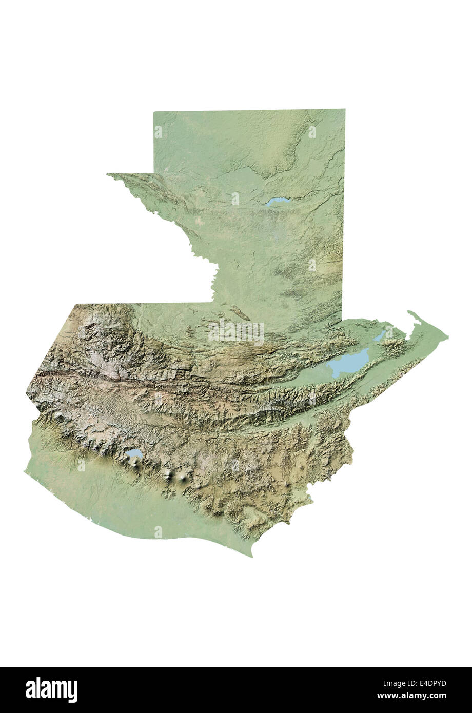 Guatemala Topography