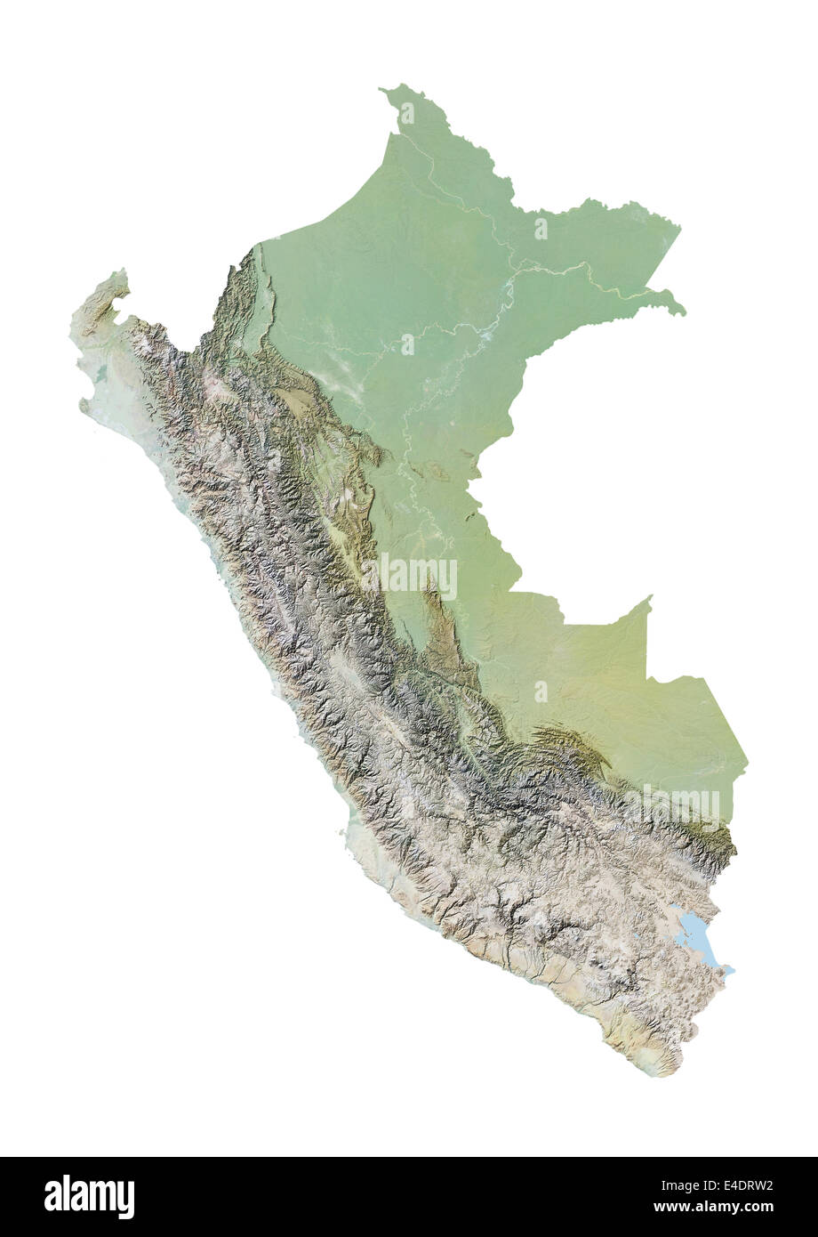 Peru Relief Map Imágenes Recortadas De Stock Alamy
