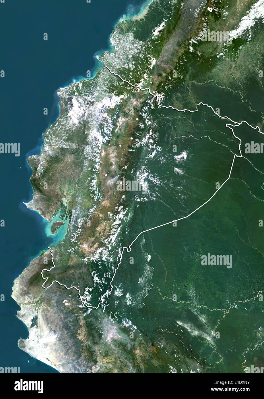 Mapa Satelital Ecuador Cuenca