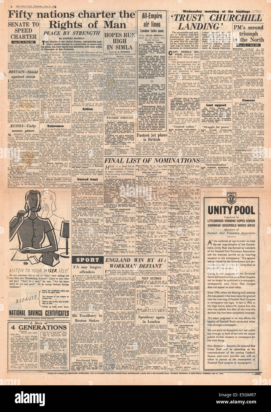 Carta De Naciones Unidas Fotografías E Imágenes De Alta Resolución Alamy