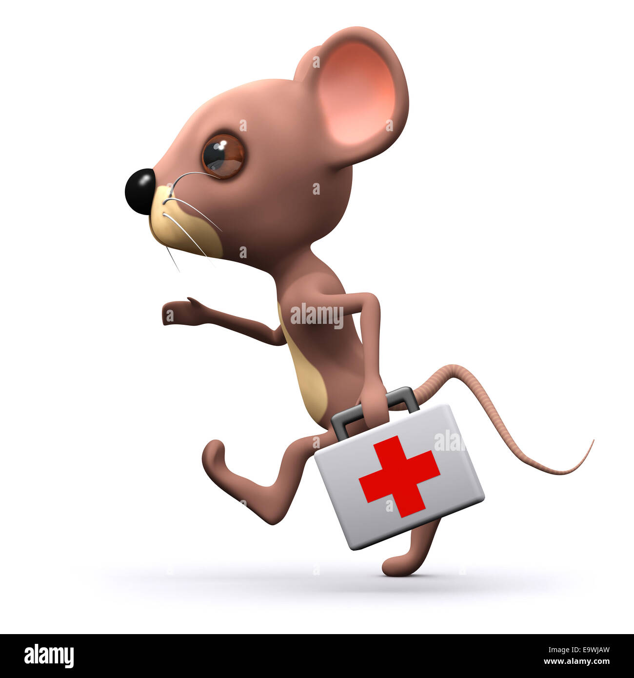 Ratón De Dibujos Animados Corriendo