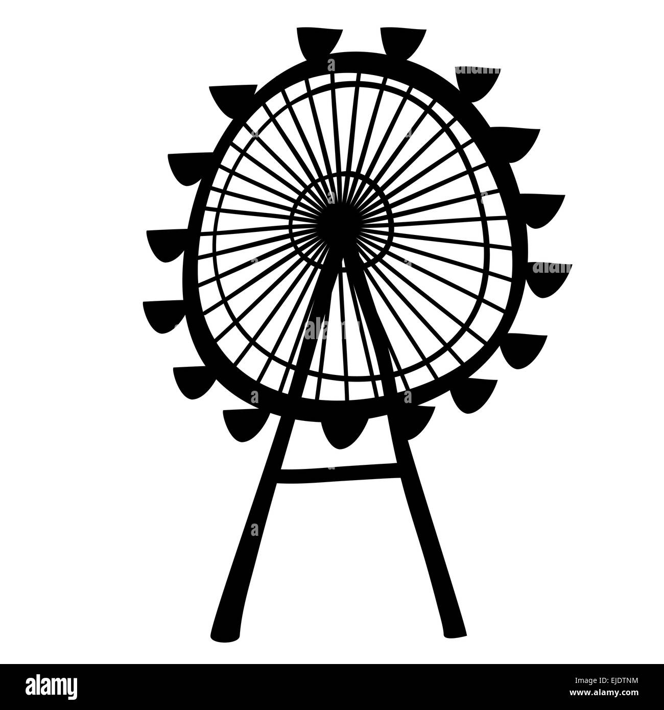 Silueta De Noria